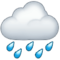 🌧️ Cloud with Rain Emoji