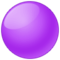 🟣 Large Purple Circle Emoji