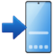 📲 Mobile Phone with Rightwards Arrow at Left Emoji