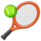 🎾 Tennis Racquet and Ball Emoji
