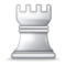 White Chess Rook Emoji