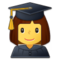 👩‍🎓 Woman Student Emoji