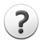 Black Question Mark Ornament Emoji