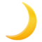 🌙 Crescent Moon Emoji