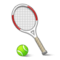 🎾 Tennis Racquet and Ball Emoji