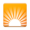 White Sun with Rays Emoji