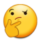 🤔 Thinking Face Emoji