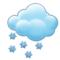 🌨️ Cloud with Snow Emoji