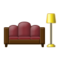 🛋️ Couch and Lamp Emoji