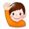 🙋 Happy Person Raising One Hand Emoji