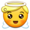 😇 Smiling Face with Halo Emoji
