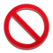 Prohibited Sign Emoji