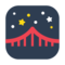 🌉 Bridge at Night Emoji
