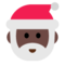 🎅🏿 Father Christmas: Dark Skin Tone Emoji