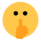 🤫 Face with Finger Covering Closed Lips Emoji