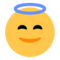 😇 Smiling Face with Halo Emoji