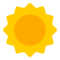 ☀️ Black Sun with Rays Emoji