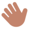 👋🏽 Waving Hand Sign: Medium Skin Tone Emoji