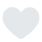 🤍 White Heart Emoji