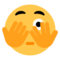 🫣 Face with Peeking Eye Emoji
