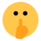 🤫 Face with Finger Covering Closed Lips Emoji