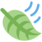 🍃 Leaf Fluttering in Wind Emoji