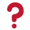 Black Question Mark Ornament Emoji