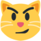 😼 Cat Face with Wry Smile Emoji