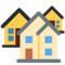 🏘️ House Buildings Emoji