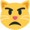 😾 Pouting Cat Face Emoji