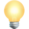 💡 Electric Light Bulb Emoji