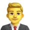 👨‍💼 Man Office Worker Emoji