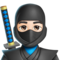 🥷🏻 Ninja: Light Skin Tone Emoji