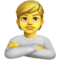 🙎 Person with Pouting Face Emoji