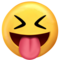 😝 Face with Stuck-Out Tongue and Tightly-Closed Eyes Emoji