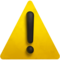 ⚠️ Warning Sign Emoji