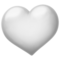 🤍 Corazón Blanco emojis