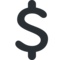 💲 Heavy Dollar Sign Emoji