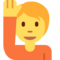 🙋 Happy Person Raising One Hand Emoji