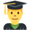 👨‍🎓 Man Student Emoji