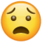 😧 Anguished Face Emoji