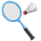 🏸 Badminton Racquet and Shuttlecock Emoji