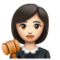 👩🏻‍⚖️ Female Judge: Light Skin Tone Emoji