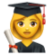 👩‍🎓 Woman Student Emoji