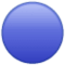 🔵 Large Blue Circle Emoji