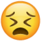 😣 Persevering Face Emoji