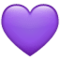 💜 Purple Heart Emoji