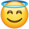 😇 Smiling Face with Halo Emoji