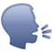 🗣️ Speaking Head in Silhouette Emoji