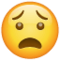 😧 Anguished Face Emoji